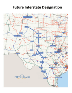 Future Interstate Highway - Ports to Plains
